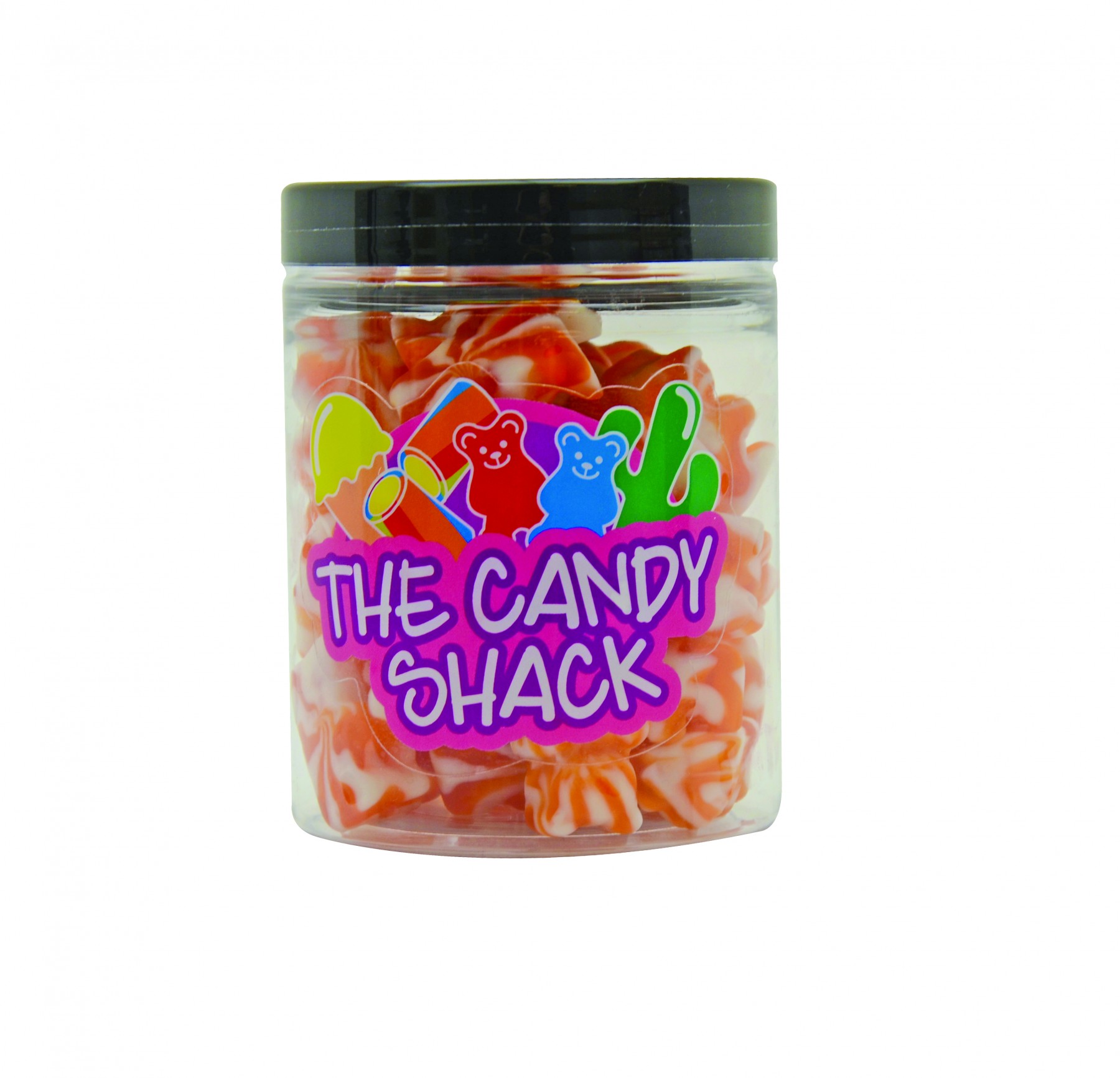 The Candy Shack Orange Stripy Gummy Bears Jar | Brands | The Candy ...