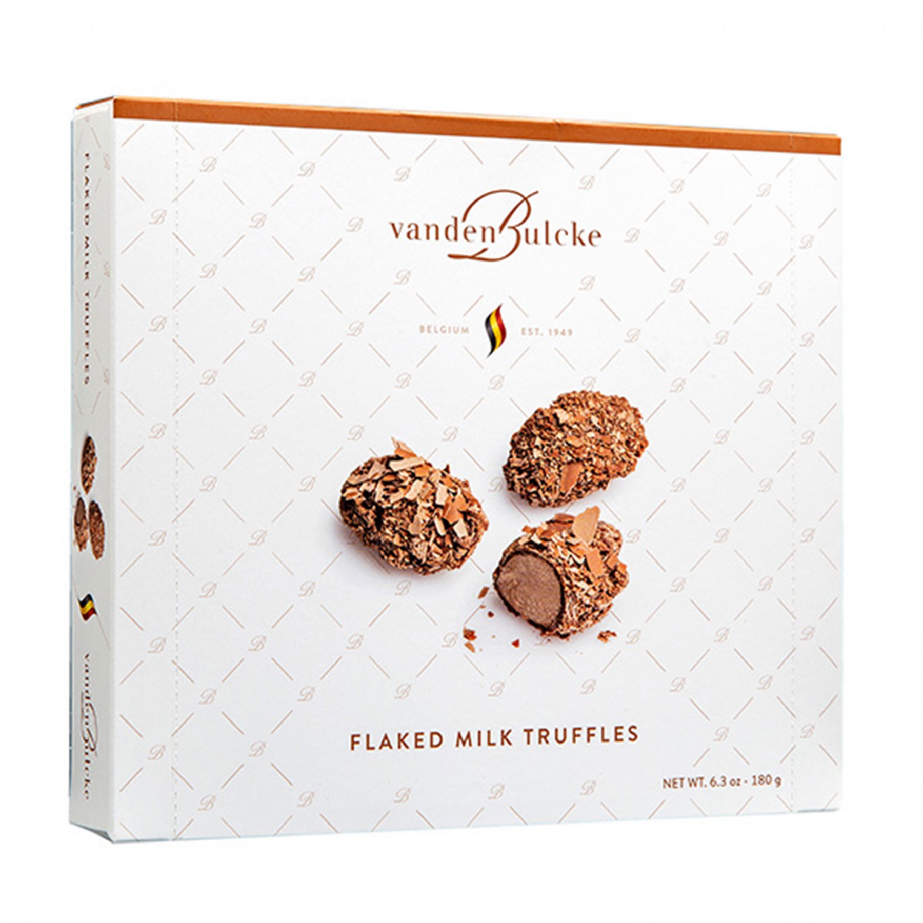 Belgian Chocolate Seashells & Truffles Vanden Bulcke Flaked Milk ...